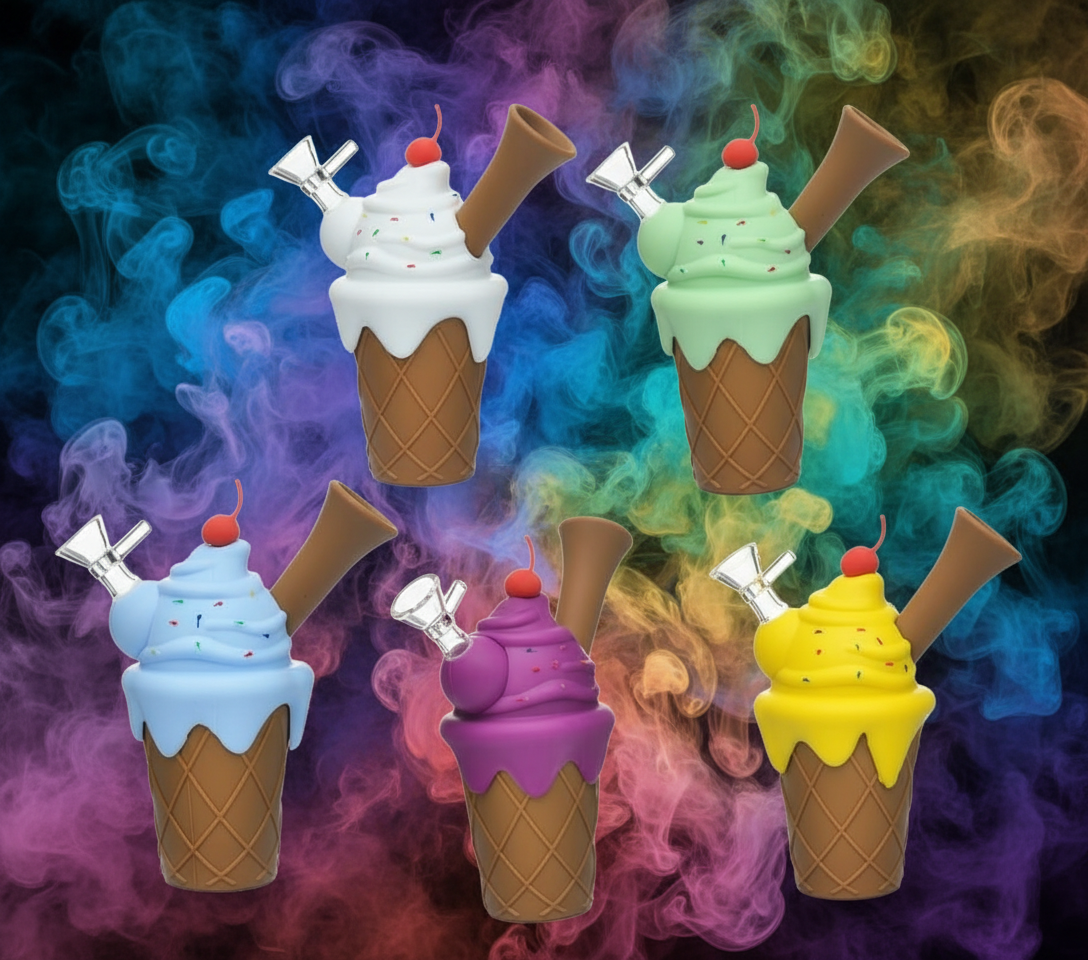 Silicone Ice Cream Dab Rig Wholesale - RK Quality Glass